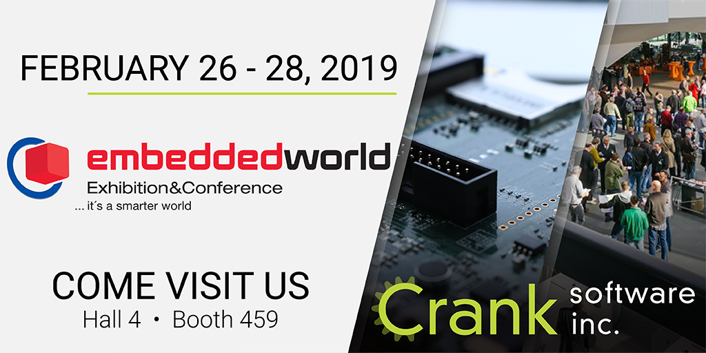 Crank + Embedded Tools @ Embedded World 2019 | Embedded Tools